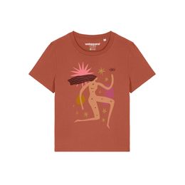 Watapparel T-Shirt 'Love And Flex' Damen Gr&ouml;&szlig;e XL rostrot
