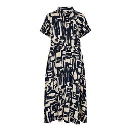 Apricot Kleid Damen Gr&ouml;&szlig;e 38 creme / navy