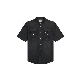 Wrangler Hemd Herren Gr&ouml;&szlig;e 45/46 schwarz
