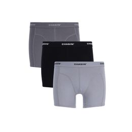 CHASIN' Chasin' Boxershorts 'Thrice Smoke' Herren Gr&ouml;&szlig;e L grau / hellgrau / schwarz / wei&szlig;