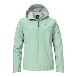 Sch&ouml;ffel Sch&ouml;ffel Outdoorjacke 'Bohorok' Damen Gr&ouml;&szlig;e 4XL dunkelgrau / mint