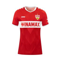 Jako Trikot 'VfB Stuttgart 24-25 Ausw&auml;rts' Damen Gr&ouml;&szlig;e XL rot / wei&szlig;