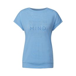 Cecil Shirt Damen Gr&ouml;&szlig;e L azur / himmelblau