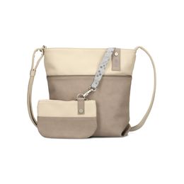 Zwei Handtasche 'JANA J10' Damen Gr&ouml;&szlig;e One Size cappuccino