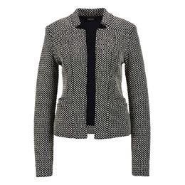 Madeleine Mode Madeleine Blazer Damen Gr&ouml;&szlig;e 36 schwarz / wollwei&szlig;