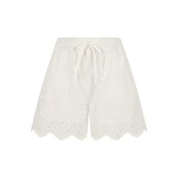 Nicowa Shorts FEDAWIA mit Broderie-Anglaise-Bestickung Damen Gr&ouml;&szlig;e 44 wei&szlig;
