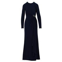 Adrianna Papell Kleid Damen Gr&ouml;&szlig;e 44 dunkelblau Winterkleid
