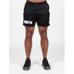 Gorilla Wear Shorts 'Miles' Herren Gr&ouml;&szlig;e 33 schwarz / wei&szlig;
