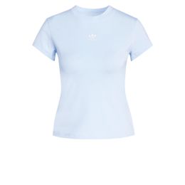 adidas originals T-Shirt 'Essentials' Damen Gr&ouml;&szlig;e XXL hellblau / wei&szlig;
