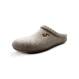 THIES Hausschuh 'THIES 1856 Rec Cozy Slipper' Damen Gr&ouml;&szlig;e 41 beige