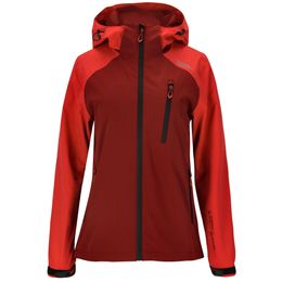 WEATHER REPORT Outdoorjacke 'Camelia W-Pro' Damen Gr&ouml;&szlig;e XXXL grau / neonrot / dunkelrot