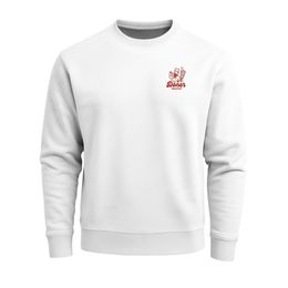 Neverless Sweatshirt 'D&ouml;ner Spezial' Herren Gr&ouml;&szlig;e XL wei&szlig;