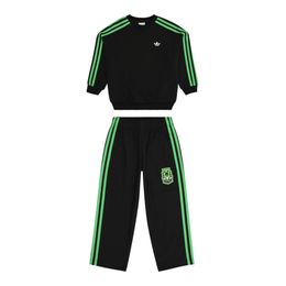 adidas originals Jogginganzug 'Minecraft Crew Set' Jungen Gr&ouml;&szlig;e 128 kiwi / rot / schwarz / wei&szlig;