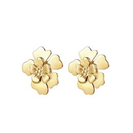 Hey Happiness Ohrringe 'Petal Blossom' Damen Gr&ouml;&szlig;e One Size gold
