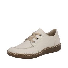 Rieker Schn&uuml;rschuh Damen Gr&ouml;&szlig;e 43 creme