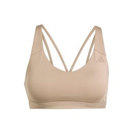 adidas Performance Sport-BH 'All Me Ess' Damen Gr&ouml;&szlig;e XL beige