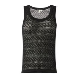 QS Stricktop Damen Gr&ouml;&szlig;e L schwarz