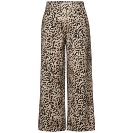 Street One Studio Culotte im Leo-Look Damen Gr&ouml;&szlig;e 42 braun
