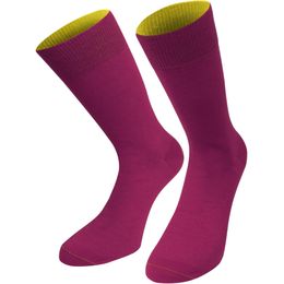Normani Socken Herren Gr&ouml;&szlig;e 39/42 magenta