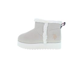 U.S. Polo Assn. Snowboots Jungen Gr&ouml;&szlig;e 27 sand / wei&szlig;