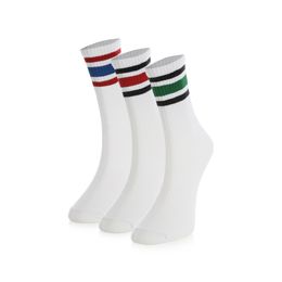 Crea Socks Socken 'Hochschule' Herren Gr&ouml;&szlig;e 41/46 wei&szlig;