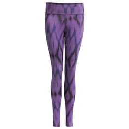 YOGISTAR.COM Yogi-leggings "devi" - Ikat Purple Damen Gr&ouml;&szlig;e L dunkellila