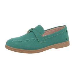 Ital-Design Slipper Damen Gr&ouml;&szlig;e 36 gr&uuml;n