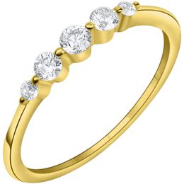 Firetti Ring Damen Gr&ouml;&szlig;e 56 gold / transparent