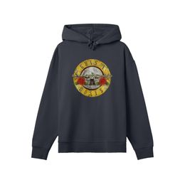 F4NT4STIC Sweatshirt 'Guns 'n' Roses' Damen Gr&ouml;&szlig;e M dunkelgelb / grau / rot / schwarz