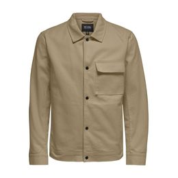 Only & Sons Only & Sons Jacke 'Hydra' Herren Gr&ouml;&szlig;e L dunkelbeige