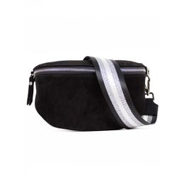 Lepelou G&uuml;rteltasche 'ELVA medium' Damen Gr&ouml;&szlig;e 25 cm x 16 cm x 8 cm schwarz