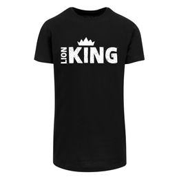 F4NT4STIC T-Shirt 'Disney K&ouml;nig Der L&ouml;wen Movie Crown' Herren Gr&ouml;&szlig;e 5XL schwarz / wei&szlig;