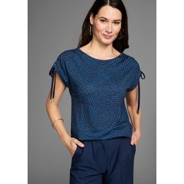 HECHTER PARIS Shirt Damen Gr&ouml;&szlig;e S/M navy / hellblau