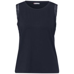 Street One Top Damen Gr&ouml;&szlig;e XL dunkelblau