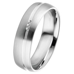 DOOSTI Ring Herren Gr&ouml;&szlig;e 56 silber / transparent