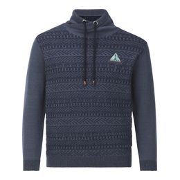 Jan Vanderstorm Pullover 'Akselgren' Herren Gr&ouml;&szlig;e XL t&uuml;rkis / dunkelblau / schwarz