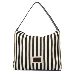 Tom Tailor Shopper 'Malie' Damen Gr&ouml;&szlig;e One Size beige / schwarz