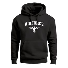 Neverless Sweatshirt 'Airforce' Herren Gr&ouml;&szlig;e S schwarz