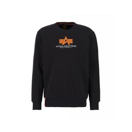Alpha Industries Sweatshirt 'Basic Rubber' Herren Gr&ouml;&szlig;e S schwarz