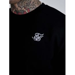 SikSilk Sweatshirt 'Essentials Sweater' Herren Gr&ouml;&szlig;e XXL schwarz