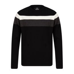 Threadbare. Threadbare Pullover 'Lese' Herren Gr&ouml;&szlig;e S grau / schwarz / wei&szlig;