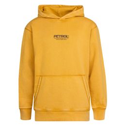 PETROL INDUSTRIES Sweatshirt 'Klamath' Jungen Gr&ouml;&szlig;e 176 gelb / schwarz