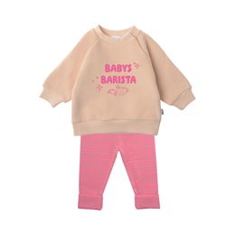 Liliput Set 'Babys Barista' Jungen Gr&ouml;&szlig;e 74/80 beige / pink