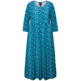 Ulla Popken Kleid Damen Gr&ouml;&szlig;e 54/56 t&uuml;rkis Winterkleid