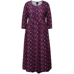Ulla Popken Kleid Damen Gr&ouml;&szlig;e 46/48 bunt Winterkleid