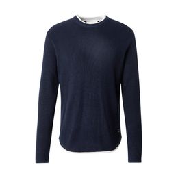 Tom Tailor Denim Pullover Herren Gr&ouml;&szlig;e S dunkelblau / wei&szlig;