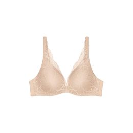 Triumph B&uuml;gel-BH ' Red Label Body Make-Up Illusion Lace ' Damen Gr&ouml;&szlig;e 80 beige