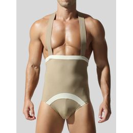 Tauwell Sportanzug 'Wrestling Singlet' Herren Gr&ouml;&szlig;e L beige