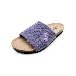 THIES Pantolette 'THIES 1856 Eco Terry Slide' Damen Gr&ouml;&szlig;e 36 lavendel