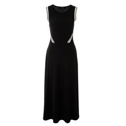 Aniston Casual Kleid Damen Gr&ouml;&szlig;e 40 schwarz / wei&szlig; Winterkleid